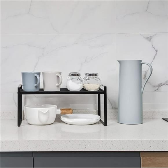 Kitchen | 2pack Cabinet Shelf Organizer Storage Rack Steel Duty Nonslip ...